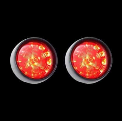 ProBEAM® Bullet Bezel Red 1156 Rear Led Turn Signals - RickRak