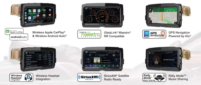 Precision Power® V2 Head Unit for 2014-UP Harley-Davidson Touring ...