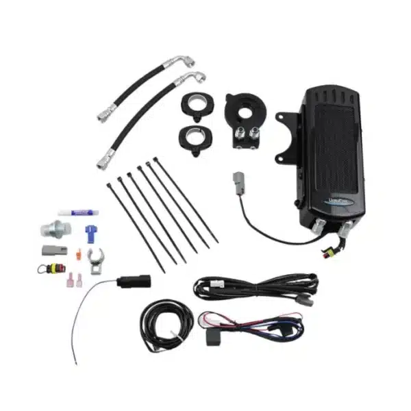 UltraCool® Covered Oil Cooler with Fans for M8 Touring Models with Full ...
