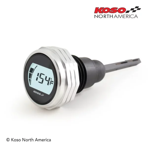 Koso HD Oil Dipstick for Harley-Davidson - Silver