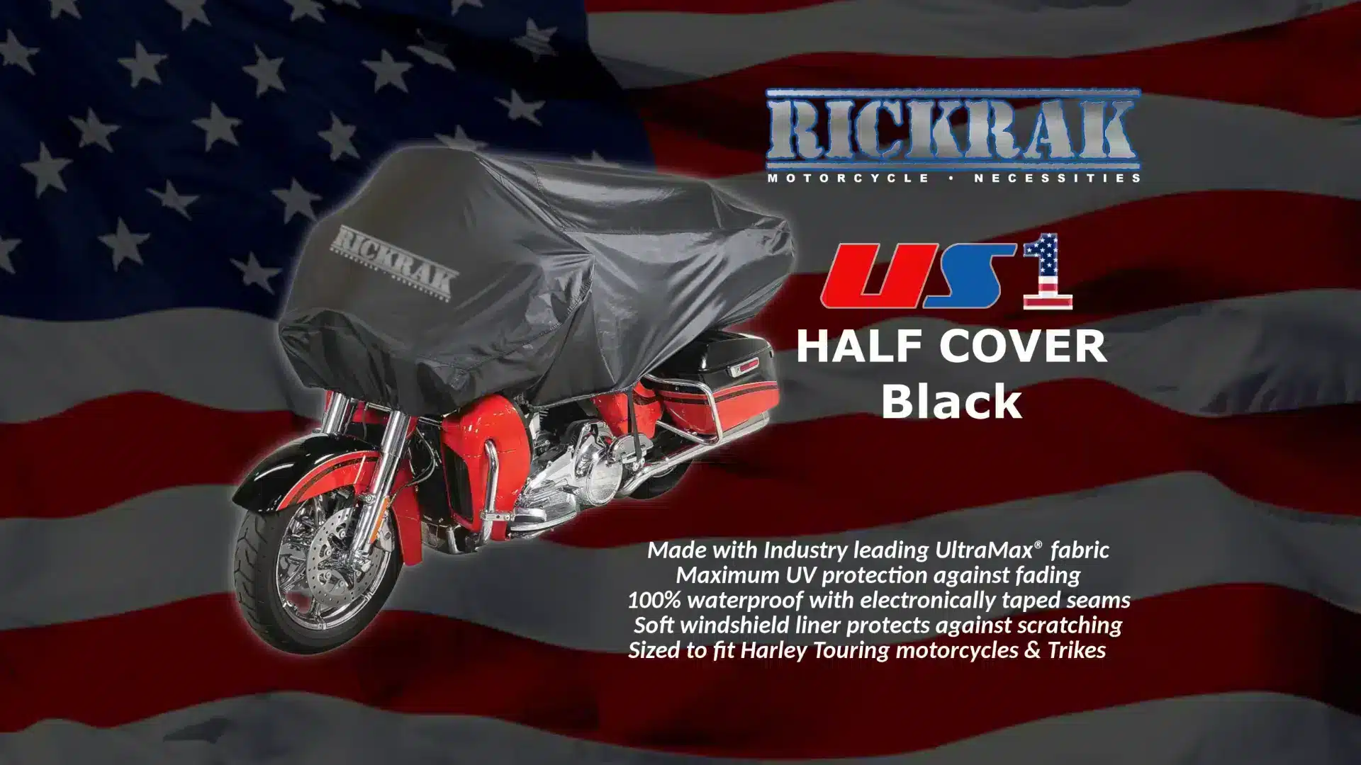 US1 Half Cover – Harley Touring Bike Protection