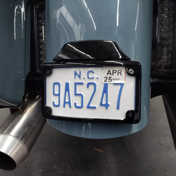 Custom Dynamics® Radius LED License Plate Frame for 2023 CVO & 2024 ...