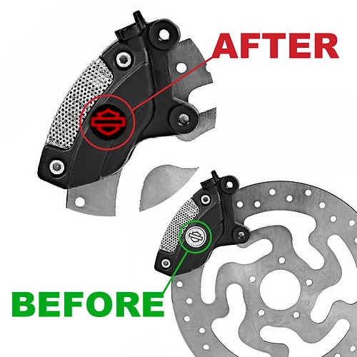 Front Brake Caliper Inserts – Bar & Shield by RickRak