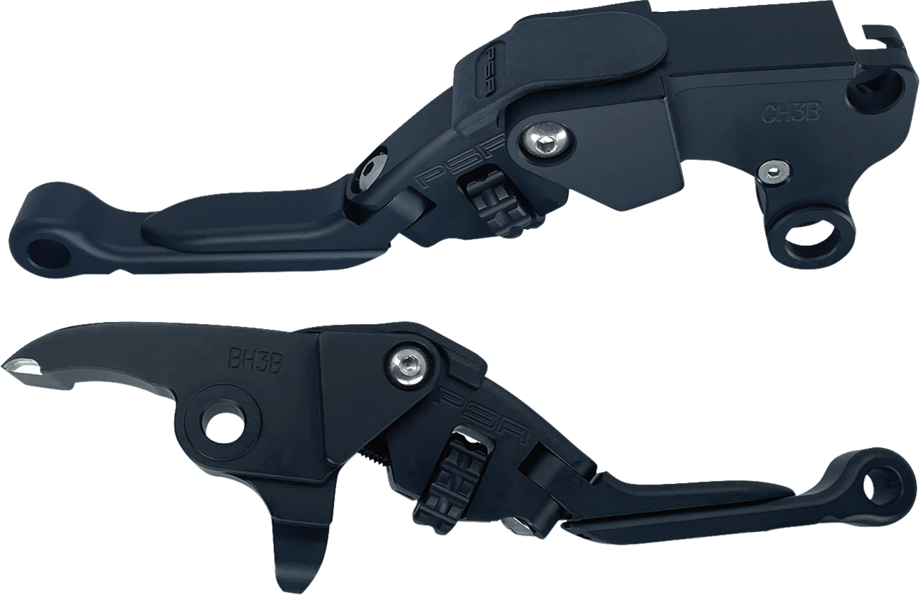 PSR® Anthem Adjustable Lever Set for Harley Models - Pro - Black 12 ...