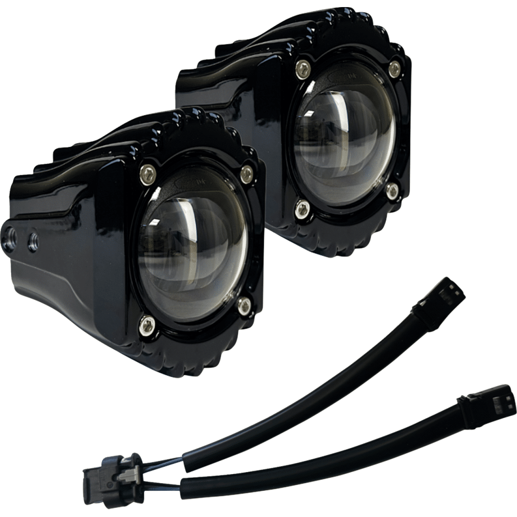 Custom Dynamics® Fog Light - White/Clear - Harley-Davidson® - RickRak